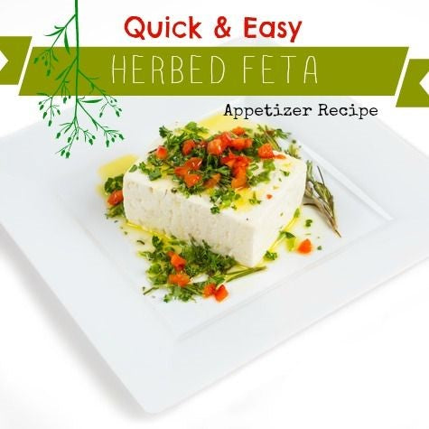 A Flavorful Twist on Classic Feta Cheese: Herbed Feta Appetizer Recipe ...