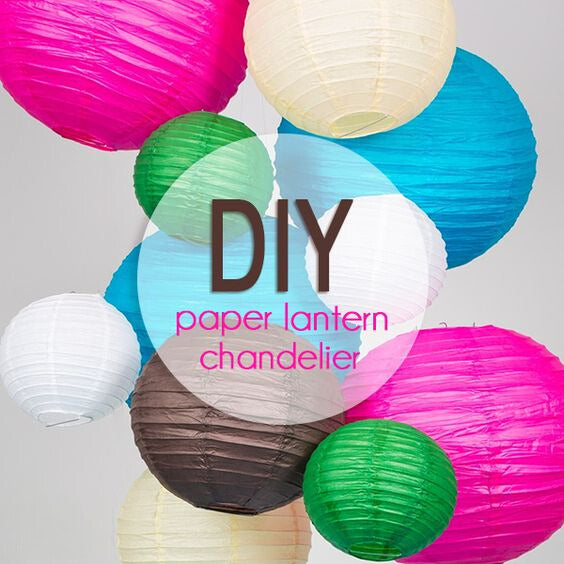 Diy Paper Lantern Hanger Easy To Make DIY Paper Lanterns With Lights