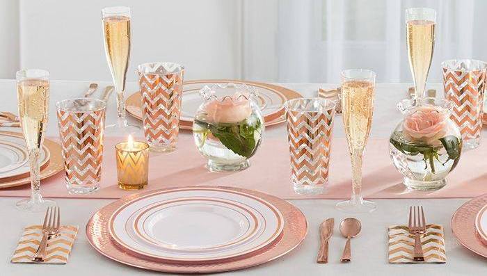Disposable & Chic Dinnerware: Elegant Party Table Setting Ideas – The ...
