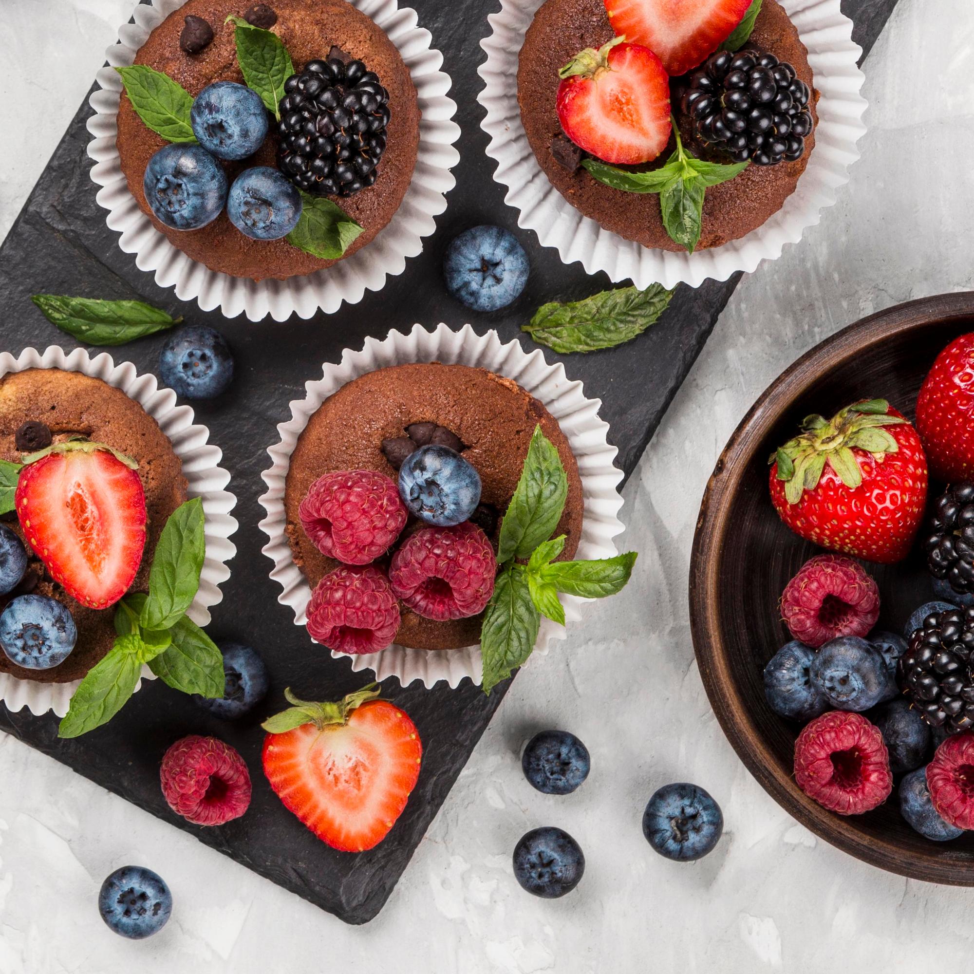 Elevate Your Party with Berry-Chocolate Muffins | Kaya Tableware – The ...