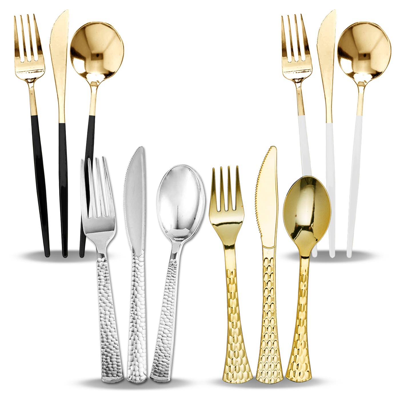 Flatware | Disposable Wedding Party Dinnerware | Kaya Collection – The ...