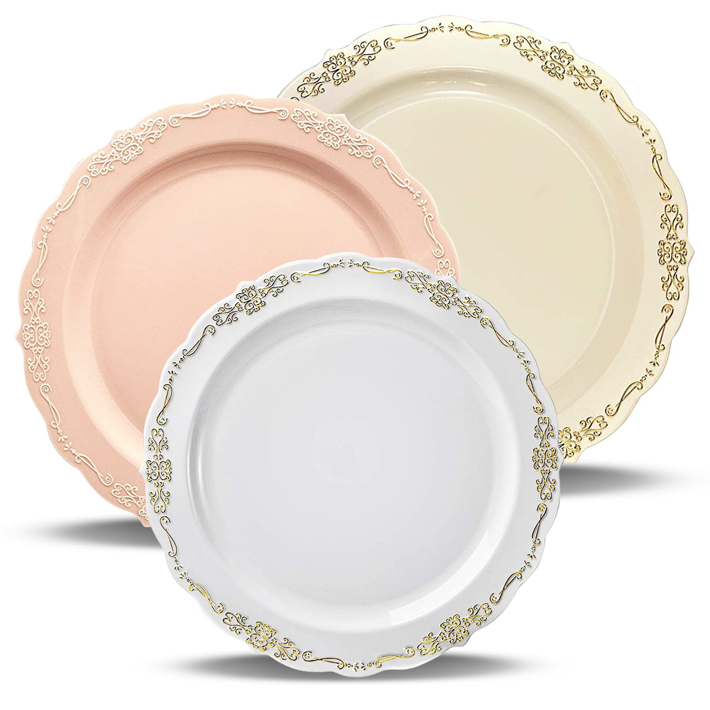 Vintage Collection | Party Plastic Dinnerware | Kaya Collection – The ...