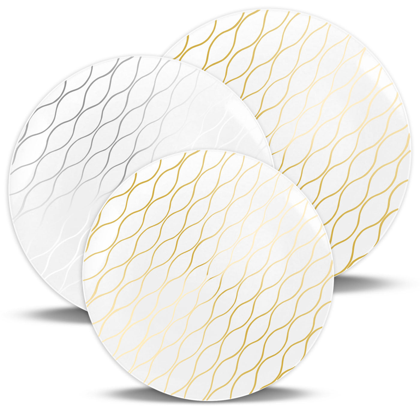 Waves Collection | Party Plastic Dinnerware | Kaya Collection – The ...