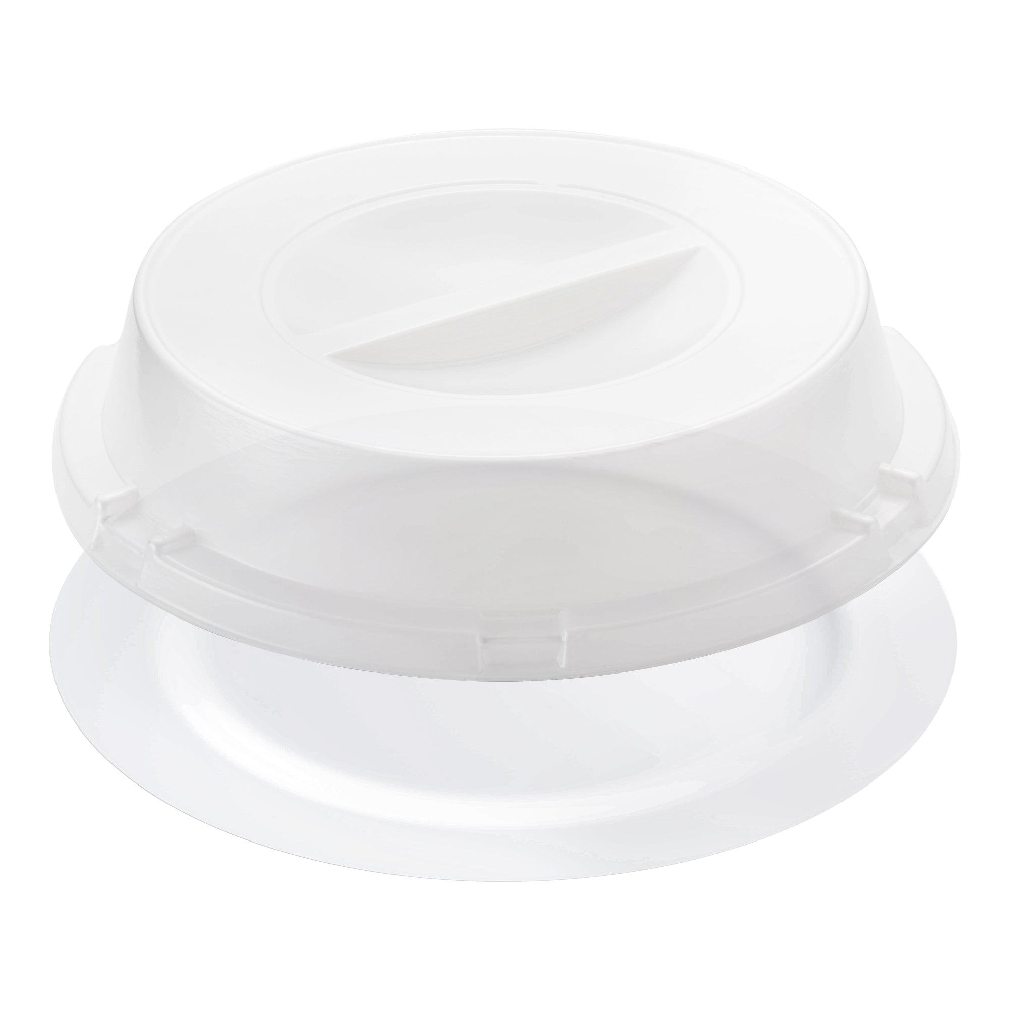 Plastic Plates - White Buffet Plates with Dome Lids | Kaya Collection ...