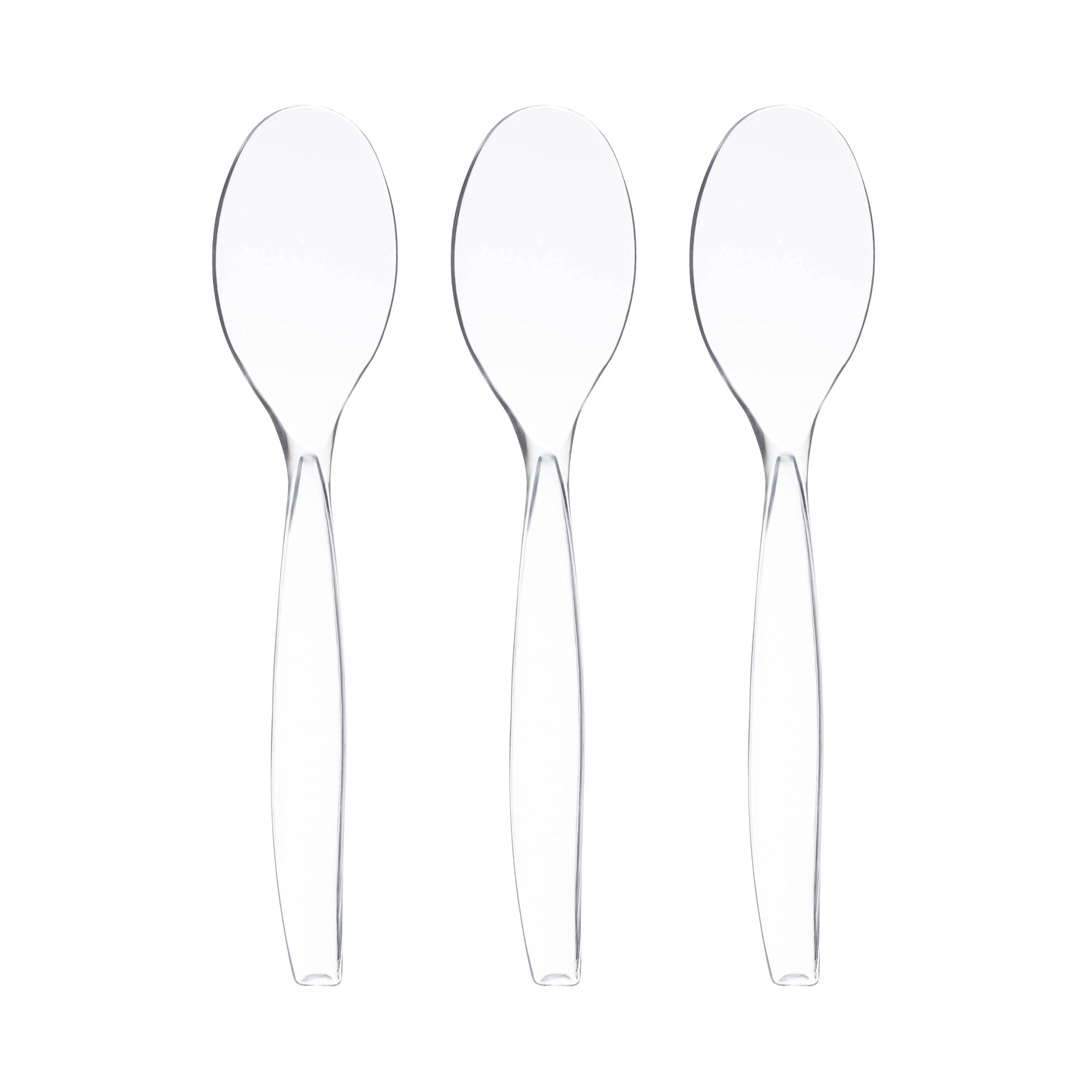 Plastic Serving Spoons - Clear Large Spoons | Kaya Collection – The ...