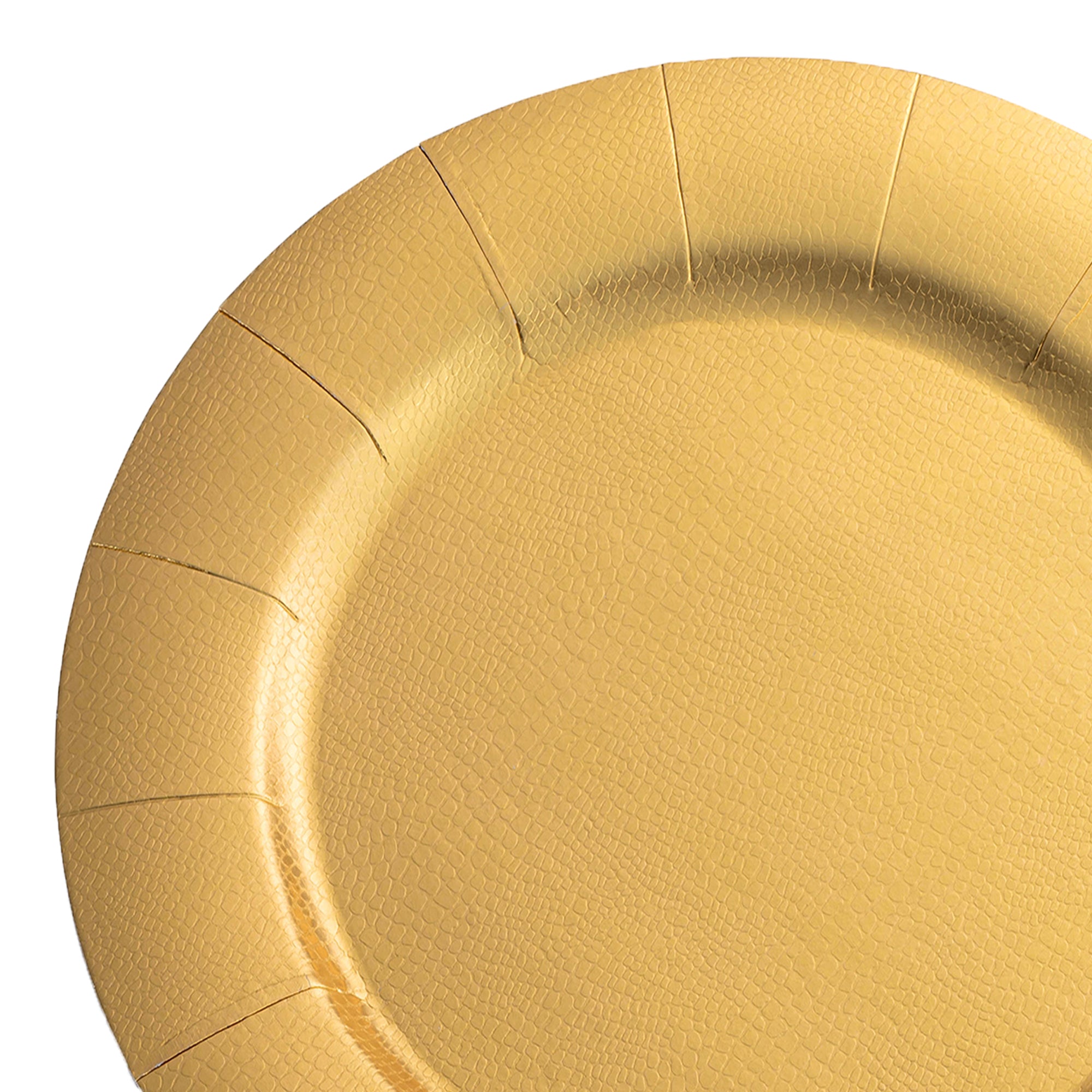 Paper Plates - Gold Paper Charger Plates | Kaya Collection – The Kaya ...
