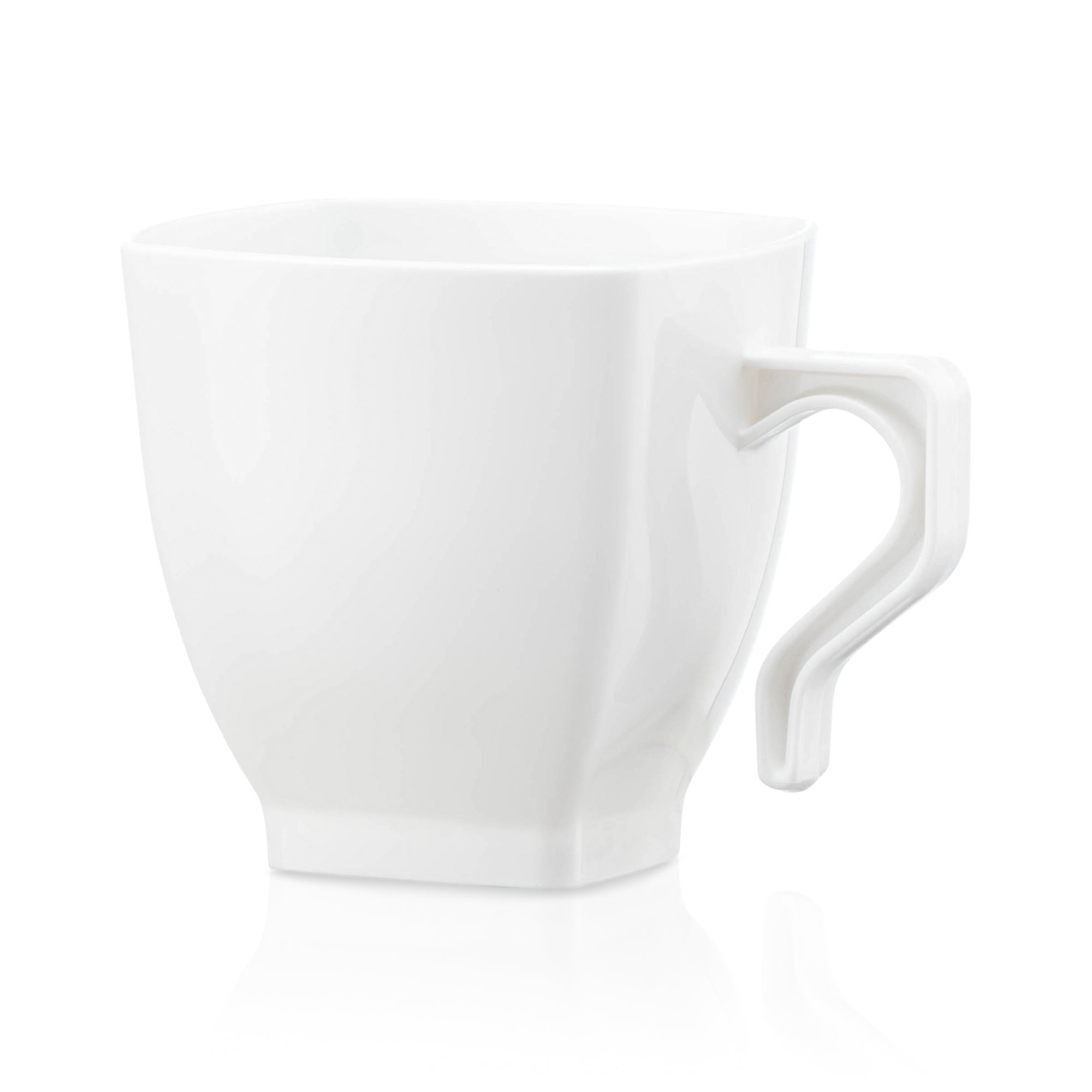 Plastic Mugs - White Square Coffee Mugs | Kaya Collection – The Kaya ...