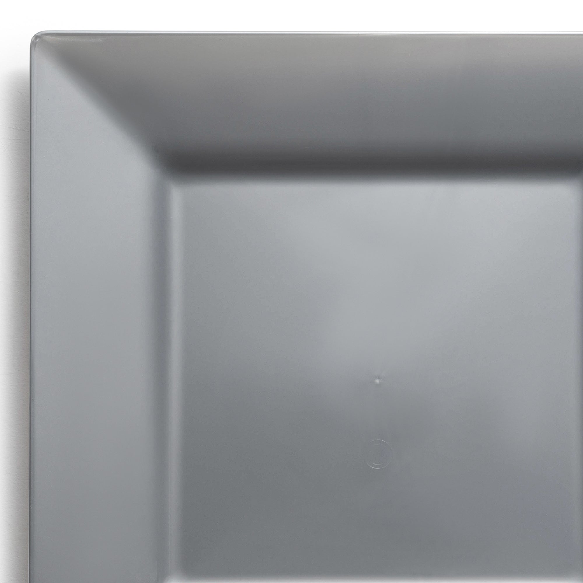 Plastic Plates - Silver Square Dinner Plates | Kaya Collection – The ...