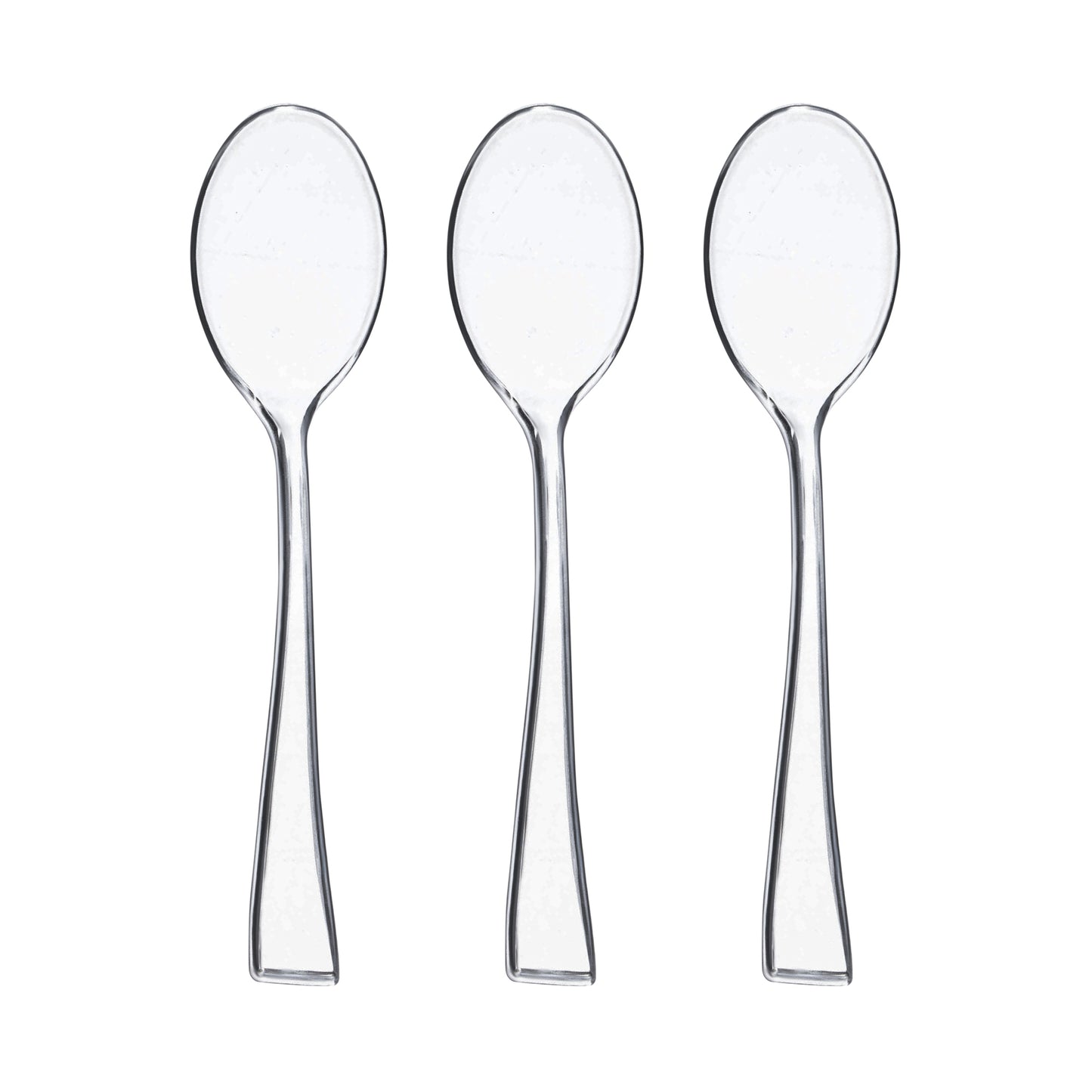 Plastic Spoons - Clear Plastic Dessert Spoons | Kaya Collection – The ...