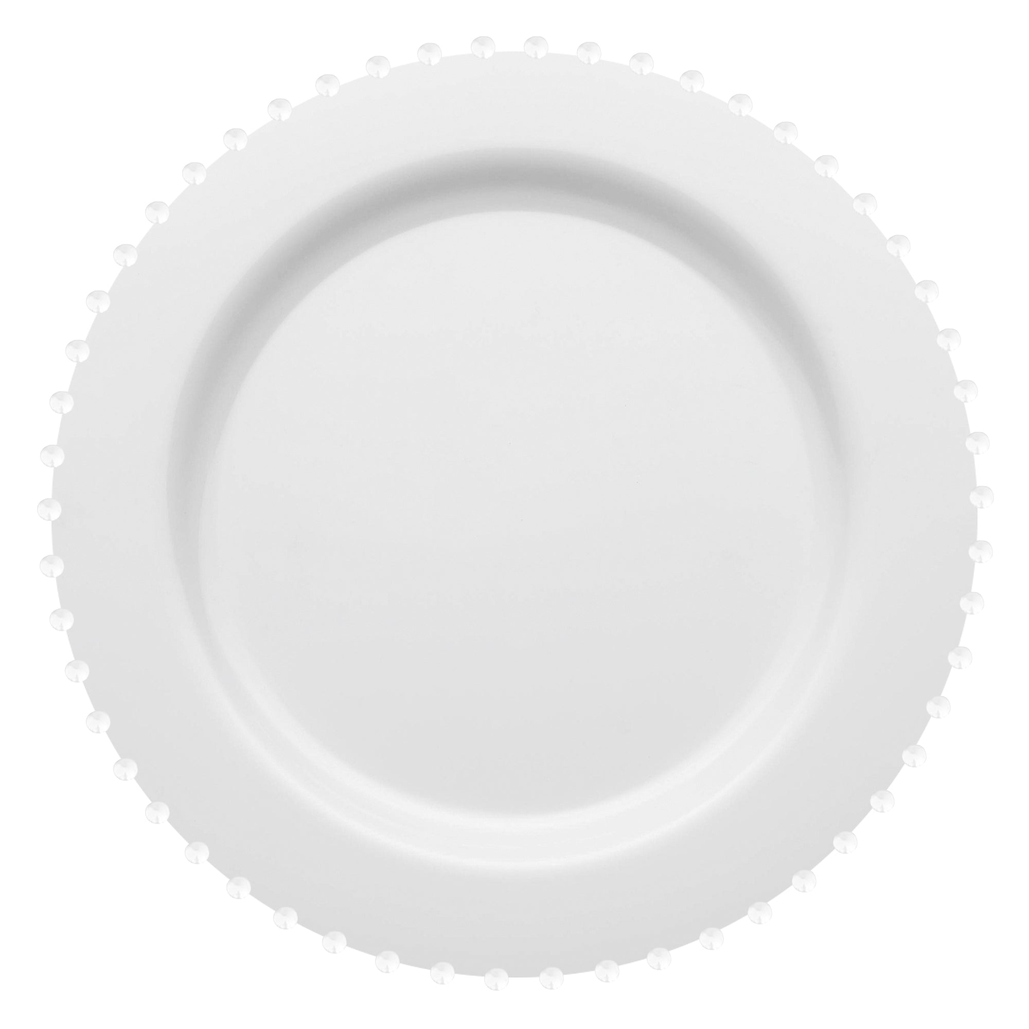 Plastic Plate - White Pearl Spring Salad Plates | Kaya Collection – The ...