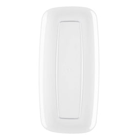 Plastic Plates - Solid Clear Flat Rectangle Plate | Kaya Collection ...