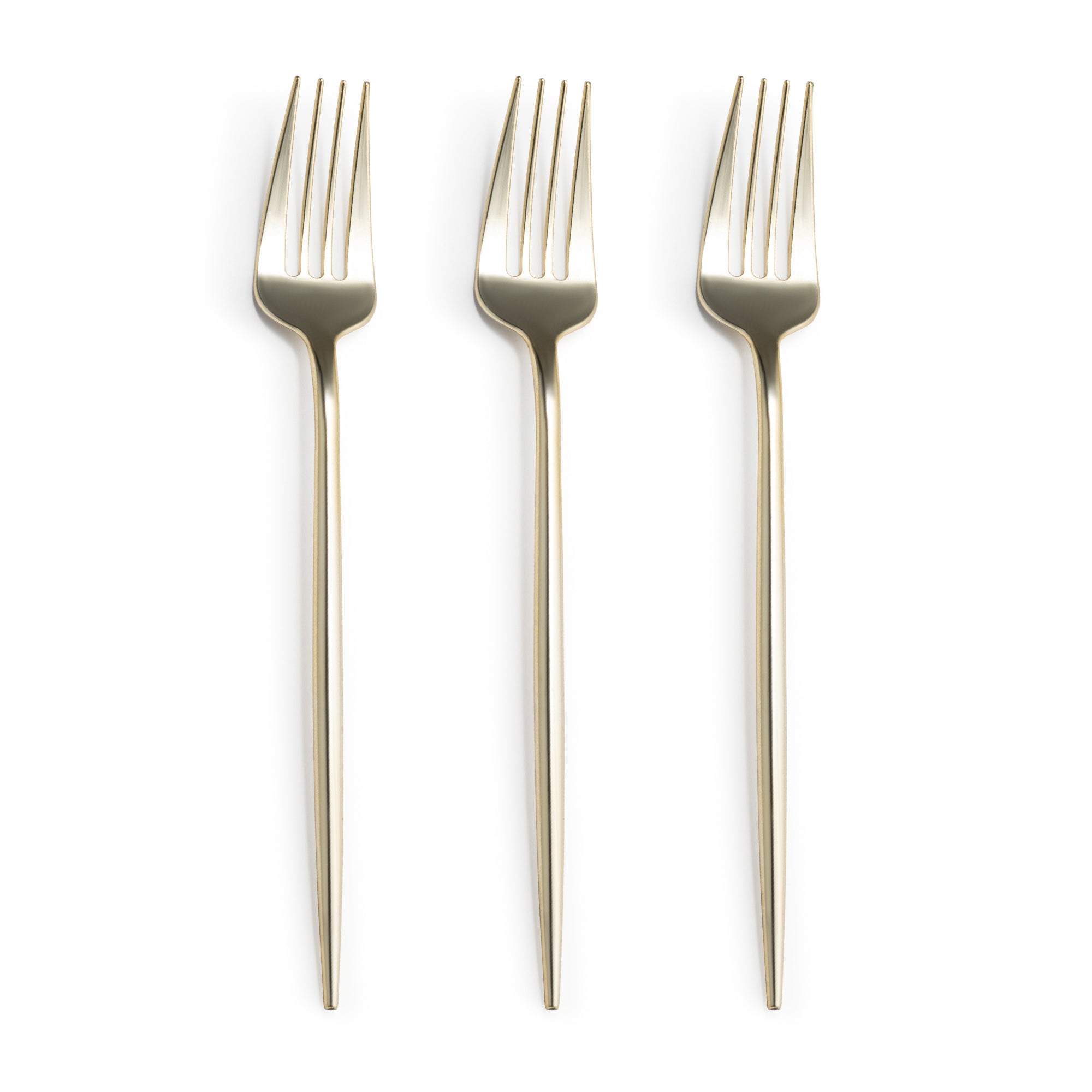 Plastic Forks - Gold Moderno Dessert Forks | Kaya Collection – The Kaya ...
