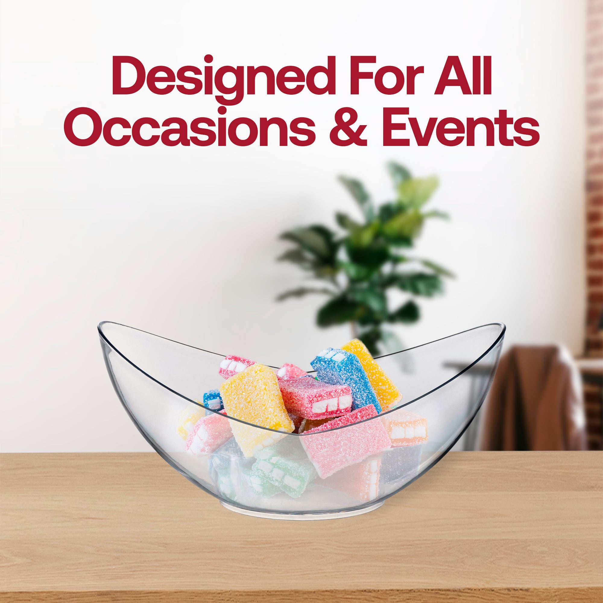 Plastic Tureens - Clear Big Concave Tureens | Kaya Collection – The ...