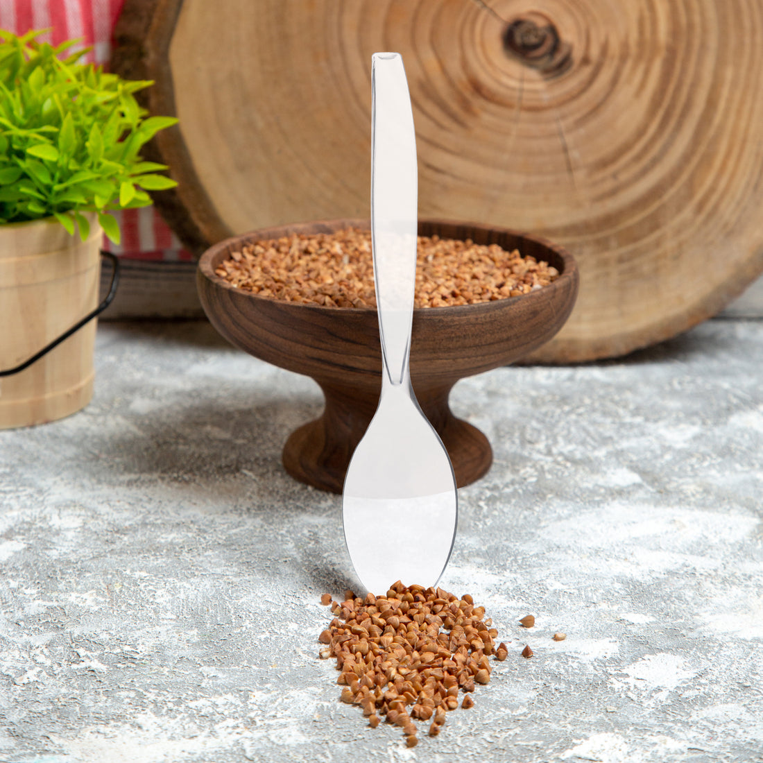 Plastic Spoon - Clear Plastic Serving Spoons | Kaya Collection – The ...