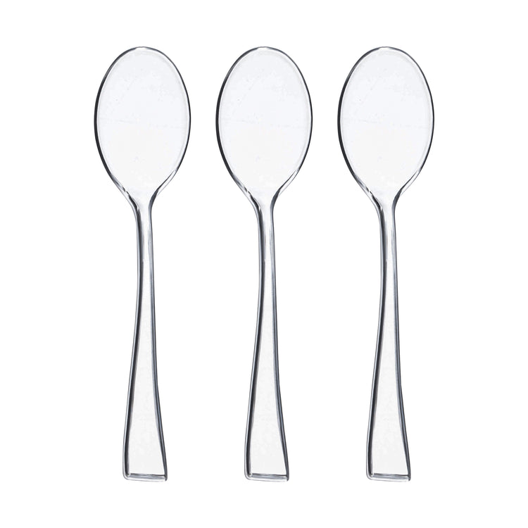 Clear Mini Plastic Tasting Spoons | 24ct – Paper Goods Plus