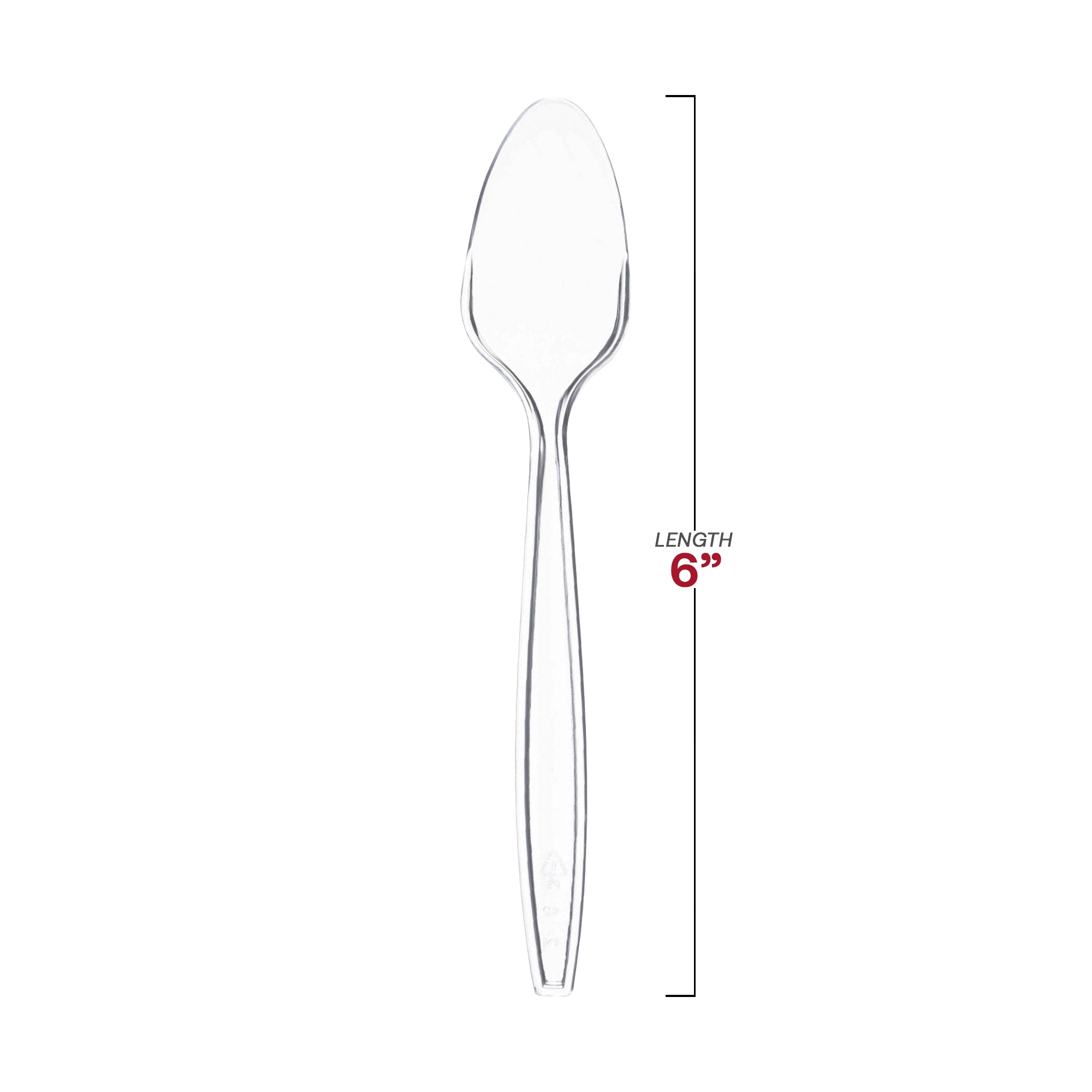 Plastic Spoons - Clear Disposable Spoons | Kaya Collection – The Kaya ...