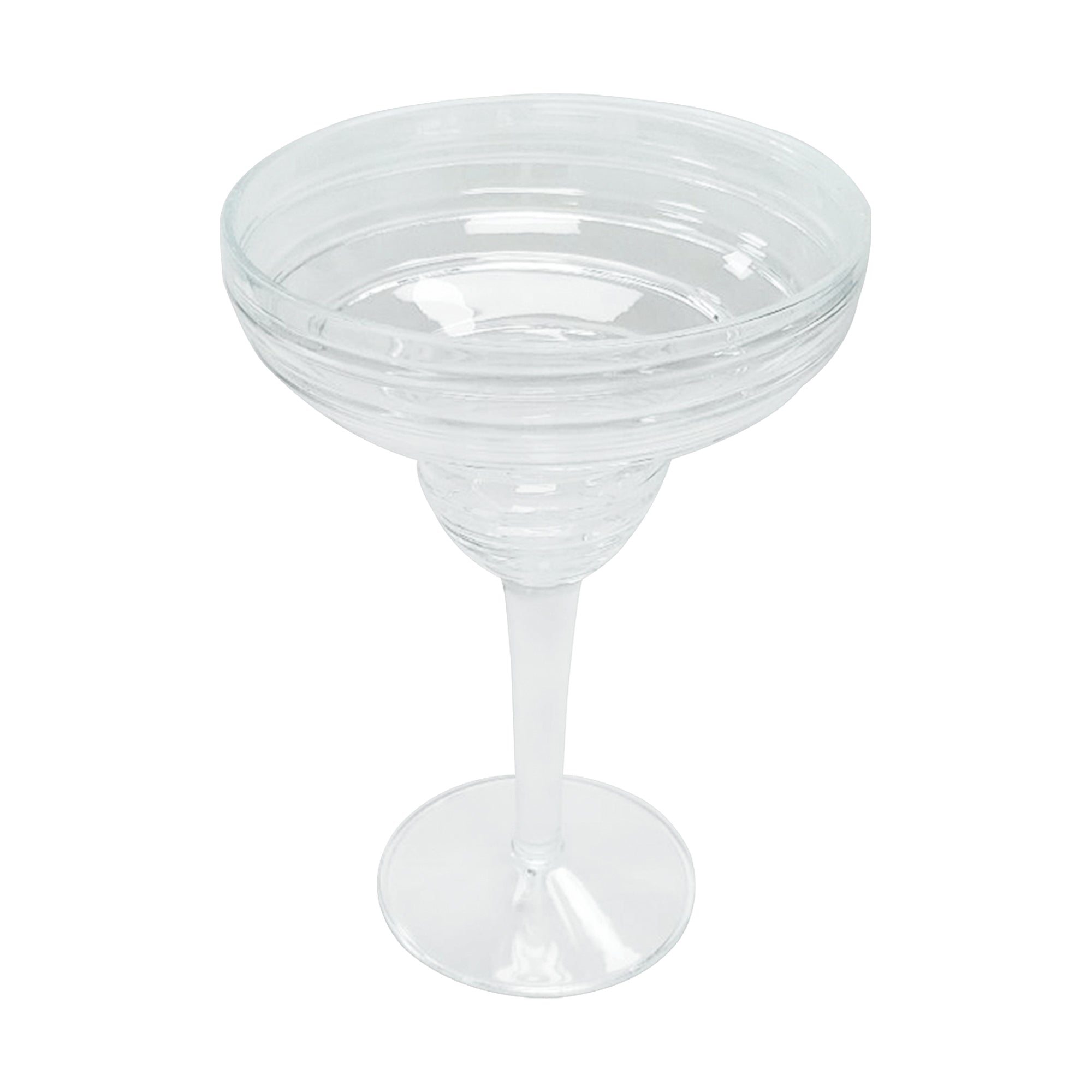Plastic Glasses - Clear Spiral Margarita Goblets | Kaya Collection ...