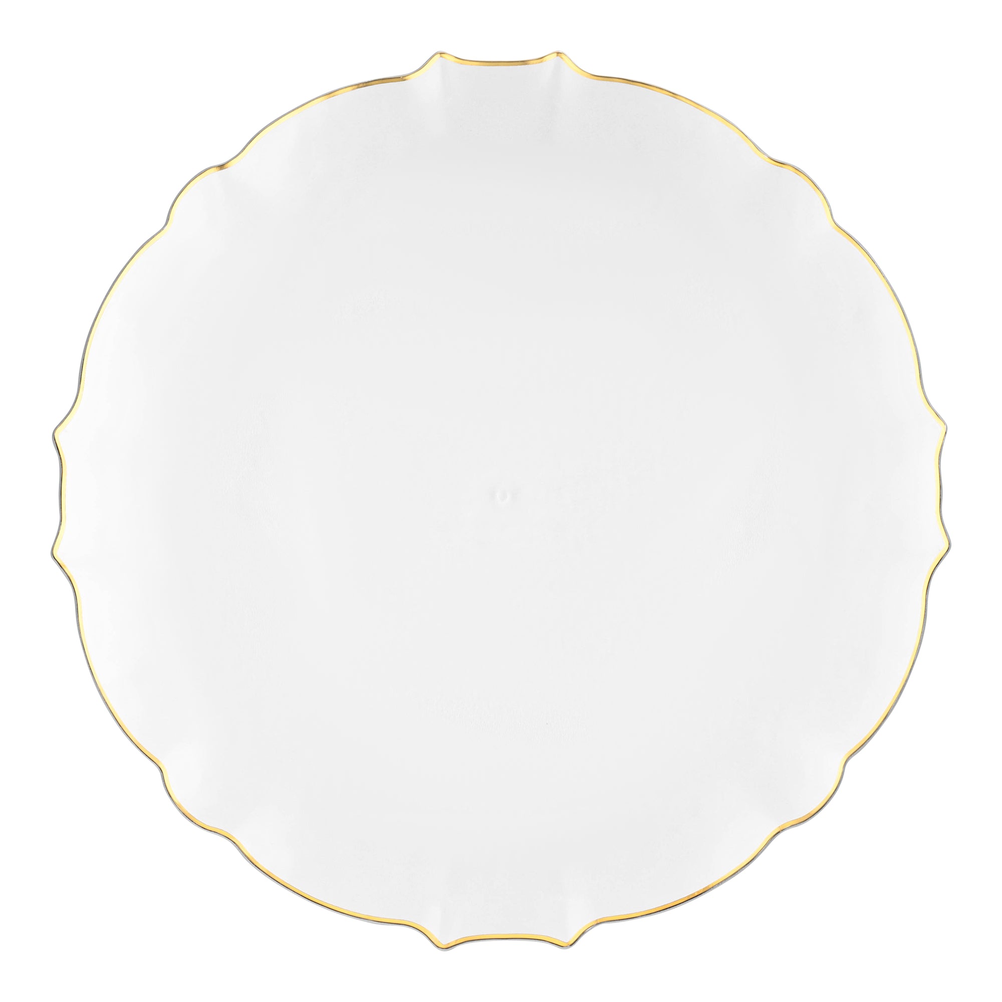 Plastic Plate - Clear Round Lotus Dinner Plates | Kaya Collection – The ...