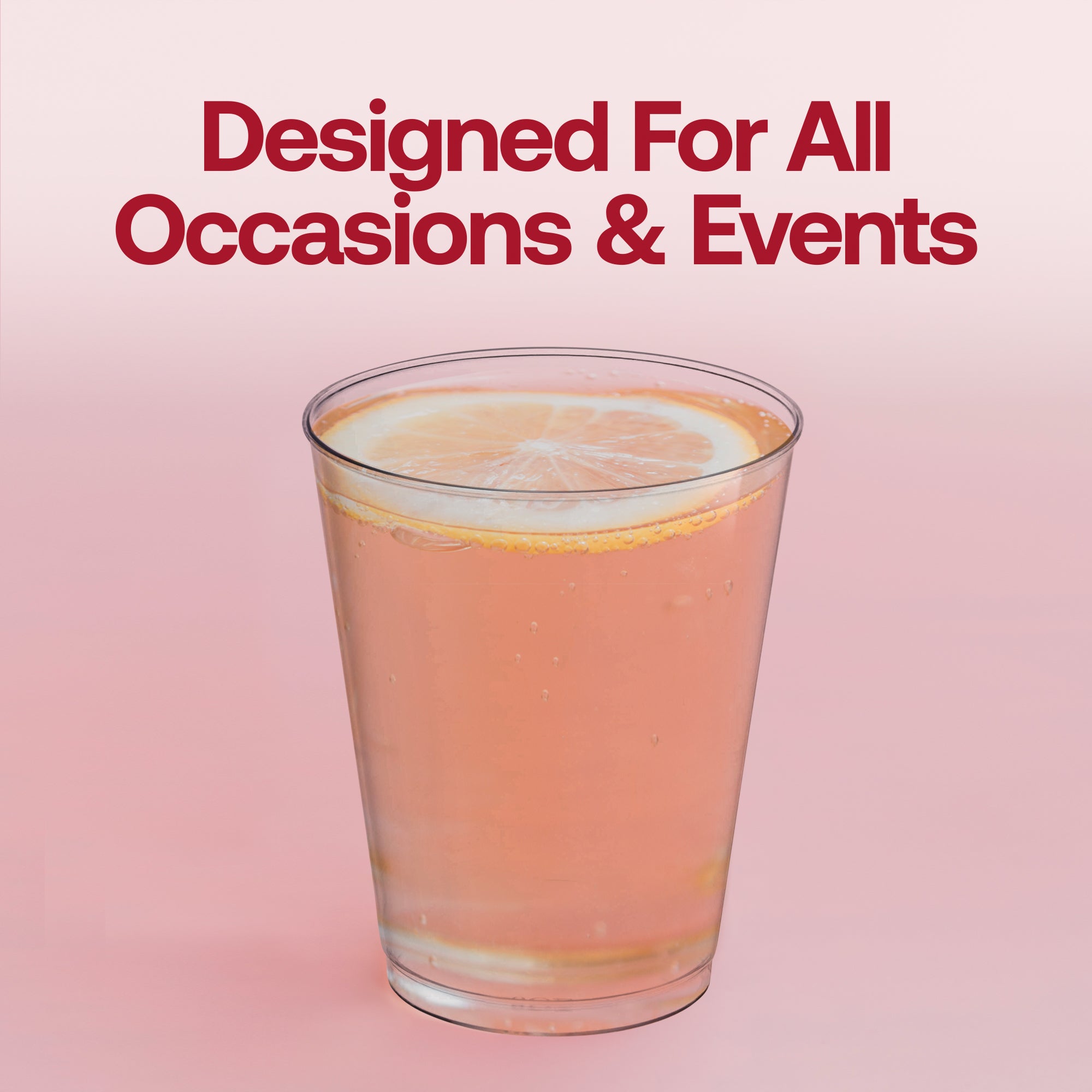 Plastic Cup - Clear Round Plastic Cup | Kaya Collection – The Kaya ...