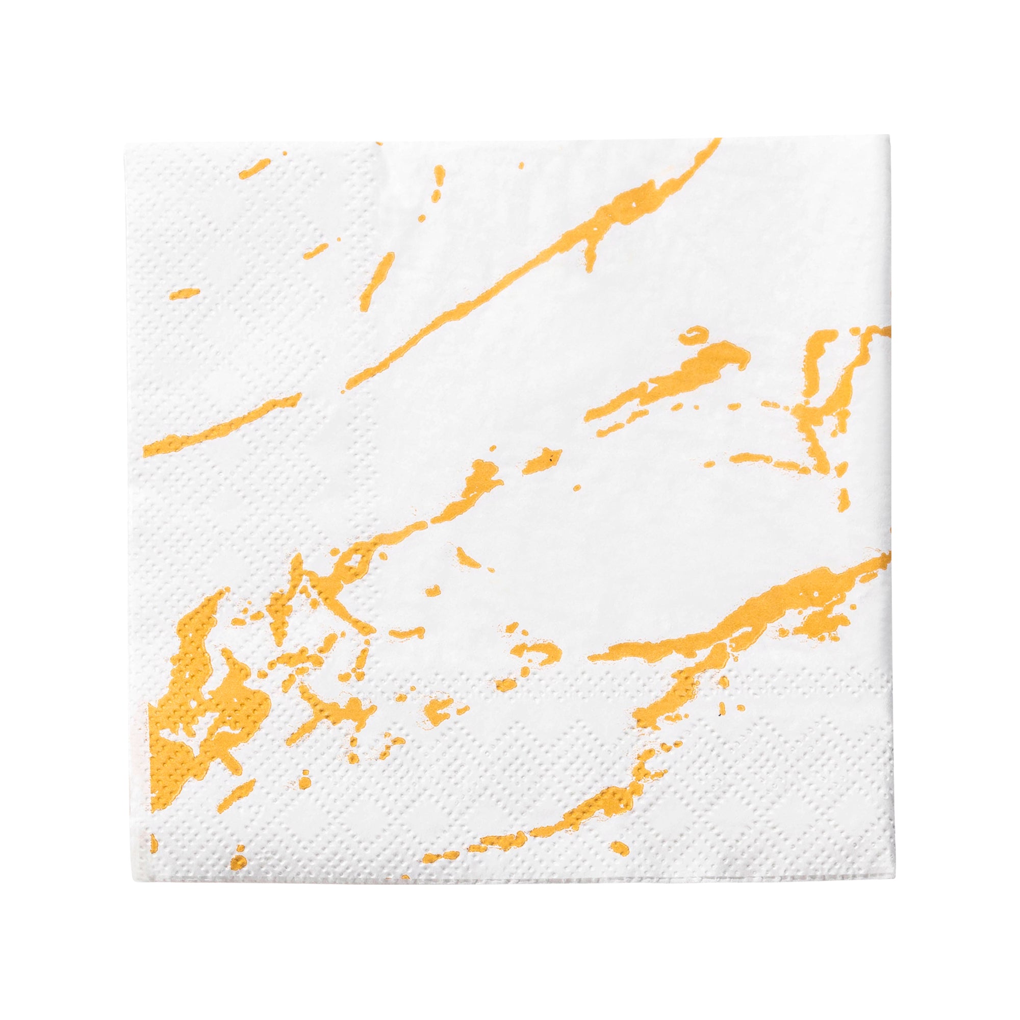Paper Napkins - Gold Marble Cocktail Napkins | Kaya Collection – The ...