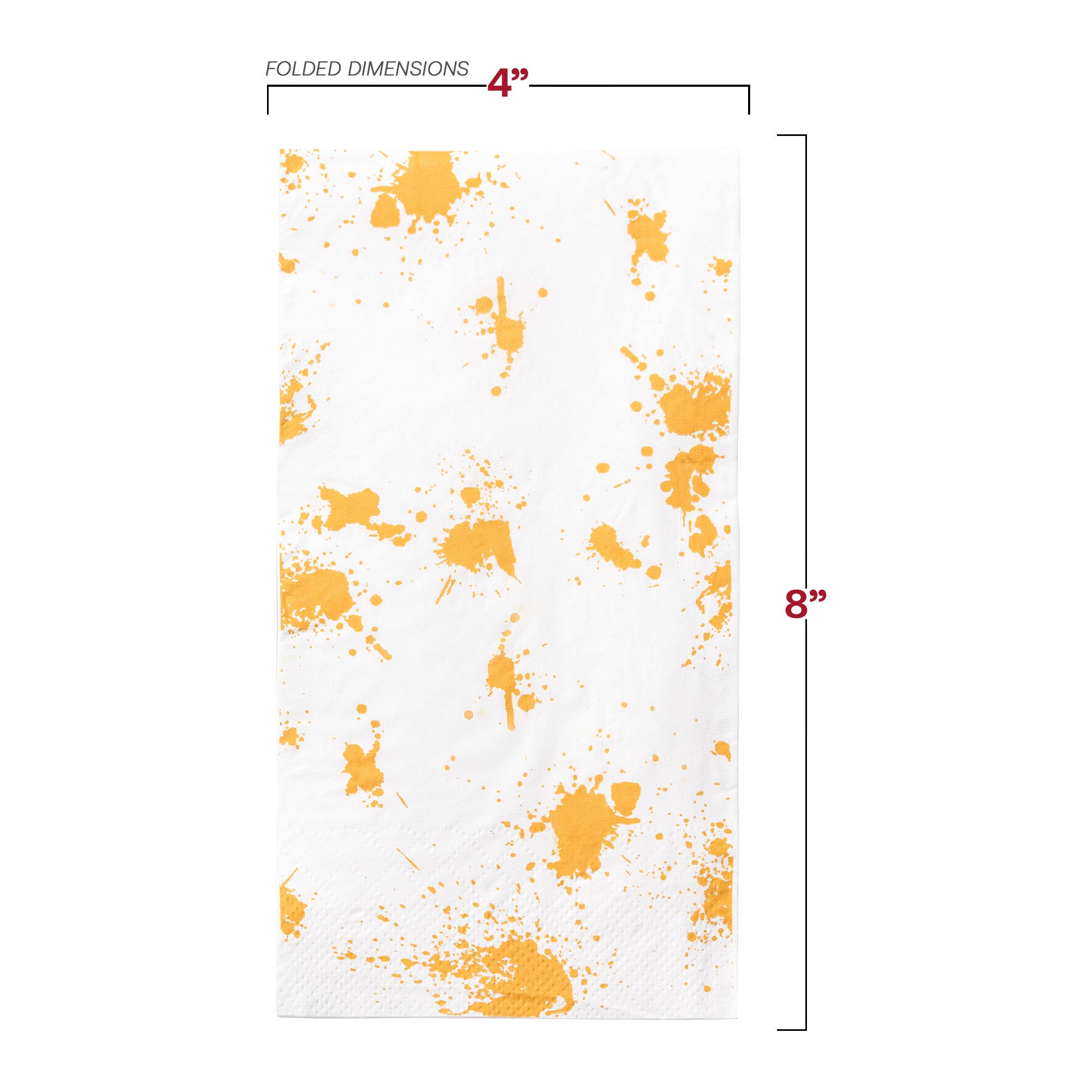 Paper Napkins - Gold Splatter Dinner Napkins | Kaya Collection – The ...
