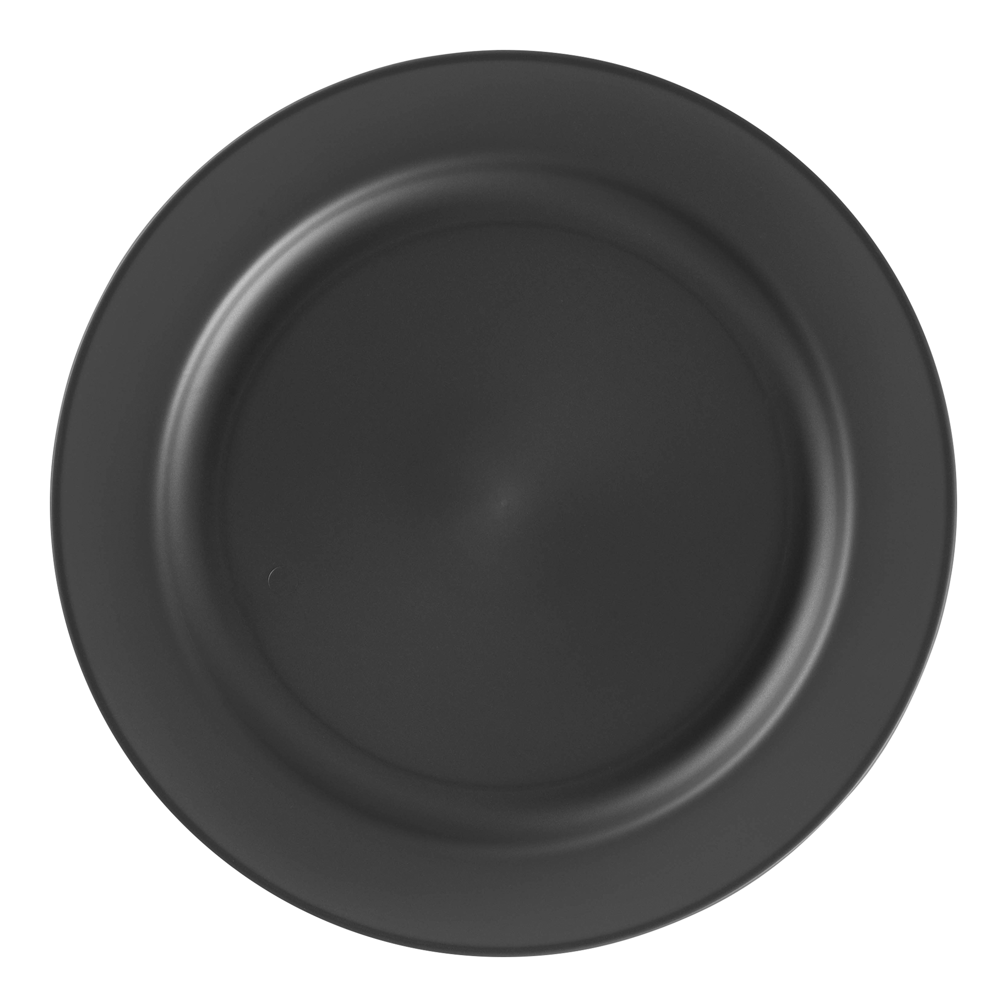 Plastic Plate - Matte Charcoal Gray Dinner Plates | Kaya Collection ...