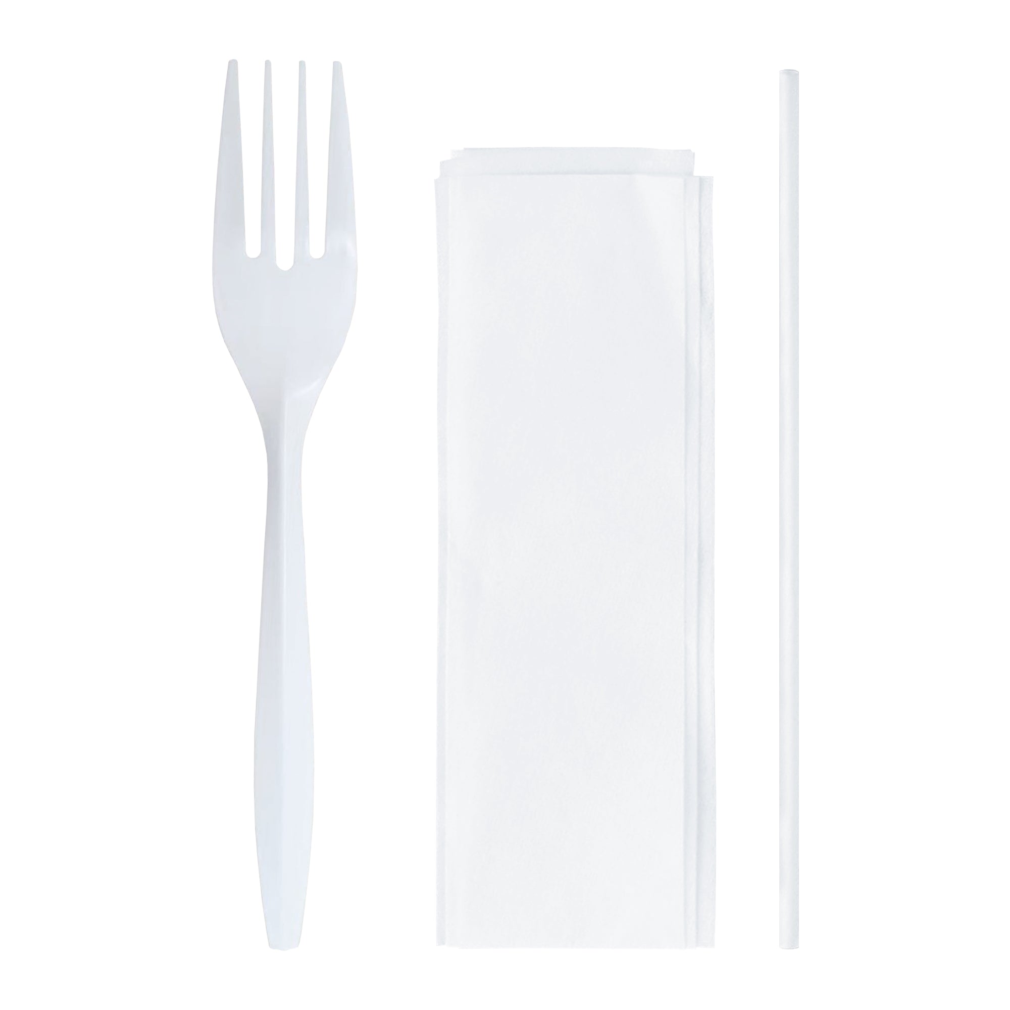Plastic Cutlery - Fork, Milk Straw & Napkins | Kaya Collection – The ...