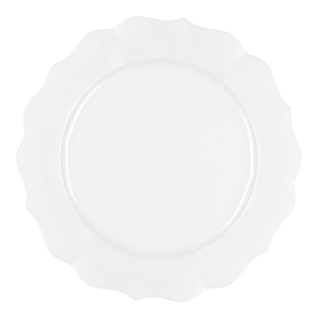 Plastic Plate - Pearl White Dinner Plates | Kaya Collection – The Kaya ...
