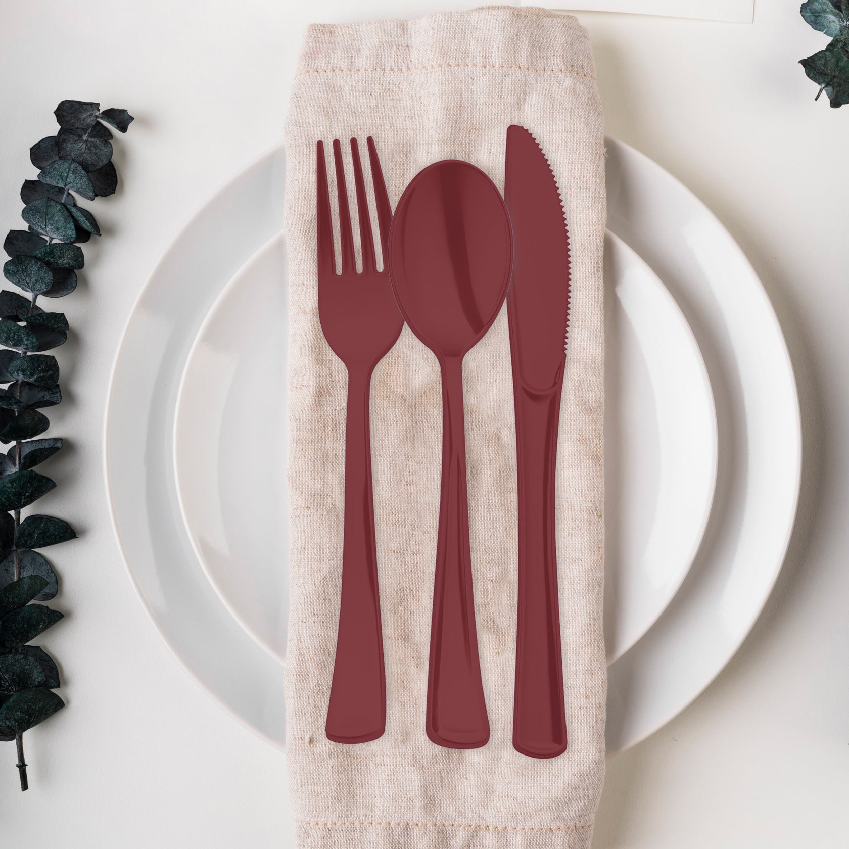 Plastic Spoon - Red Plastic Party Spoons | Kaya Collection – The Kaya ...