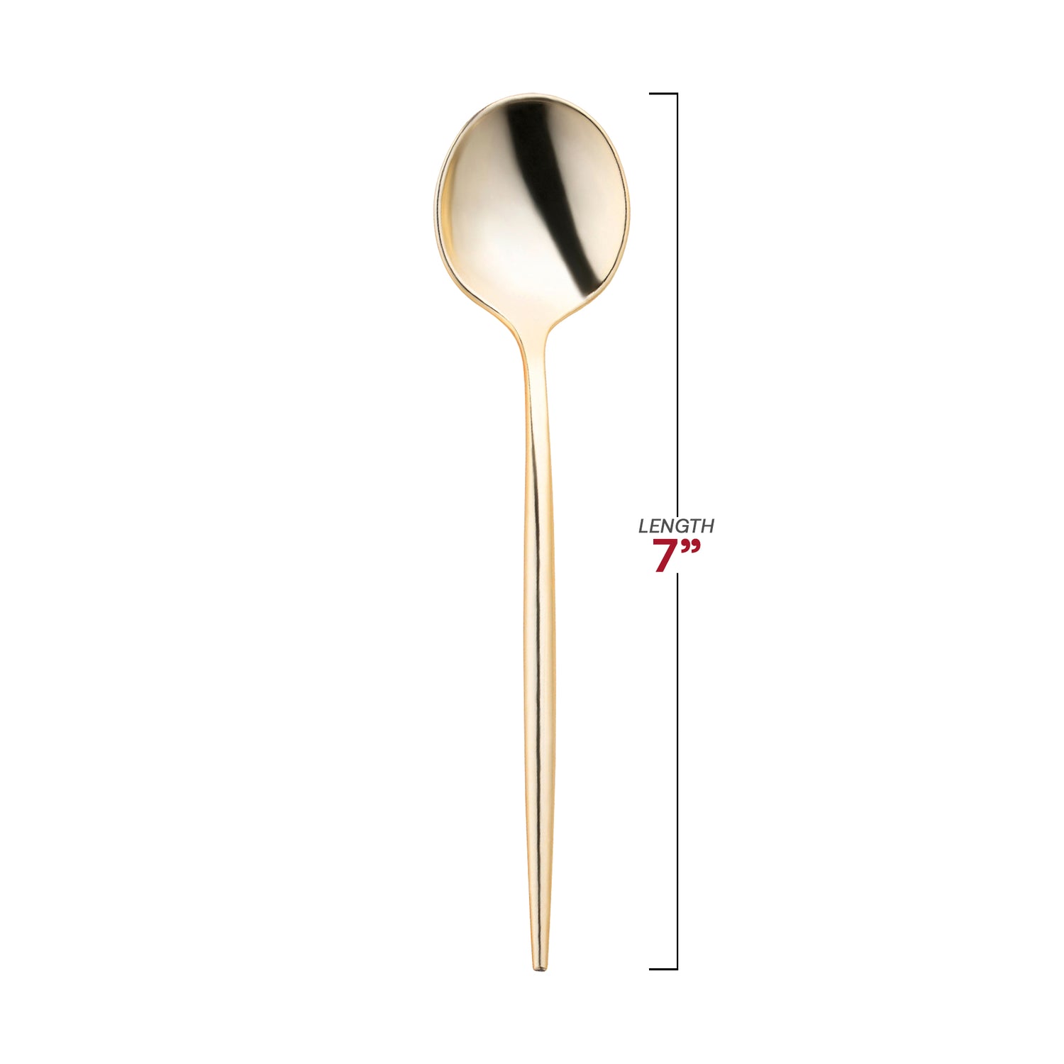 Plastic Spoons - Gold Moderno Dessert Spoons | Kaya Collection – The ...