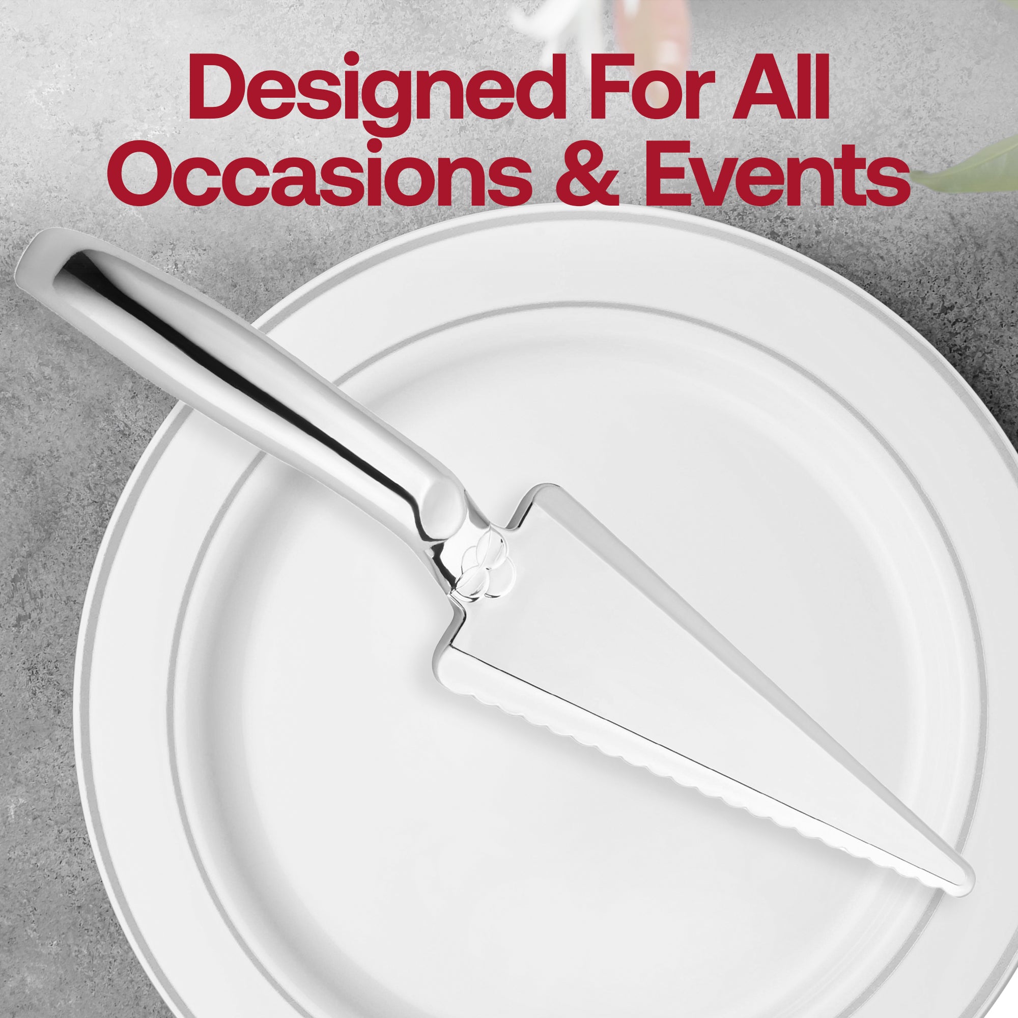 Plastic Cake Cutters - Silver Cake Lifters | Kaya Collection – The Kaya ...