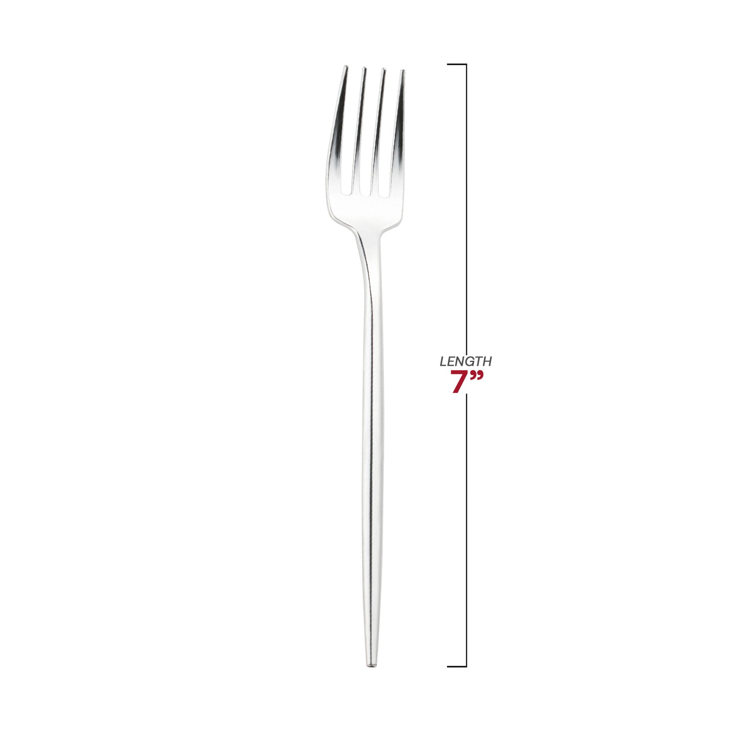 Plastic Forks - Silver Moderno Dessert Forks | Kaya Collection – The ...