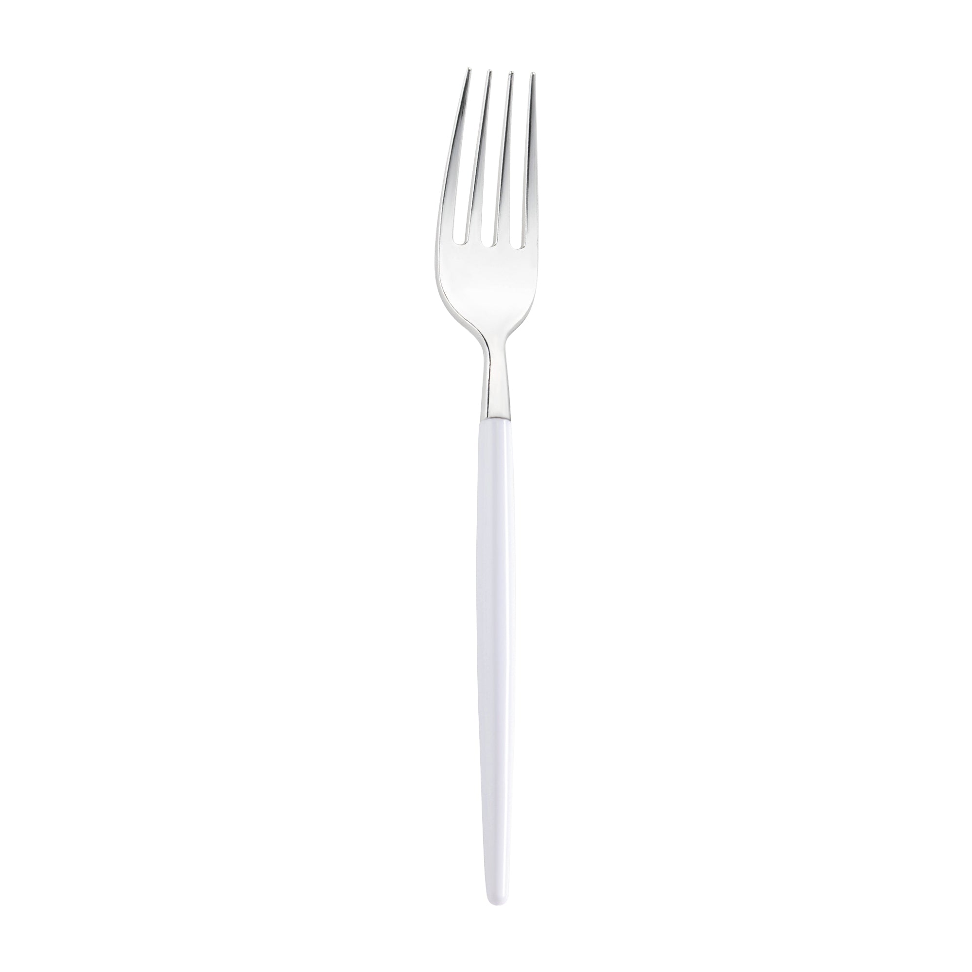 Plastic Forks - Silver White Moderno Dinner Forks | Kaya Collection ...