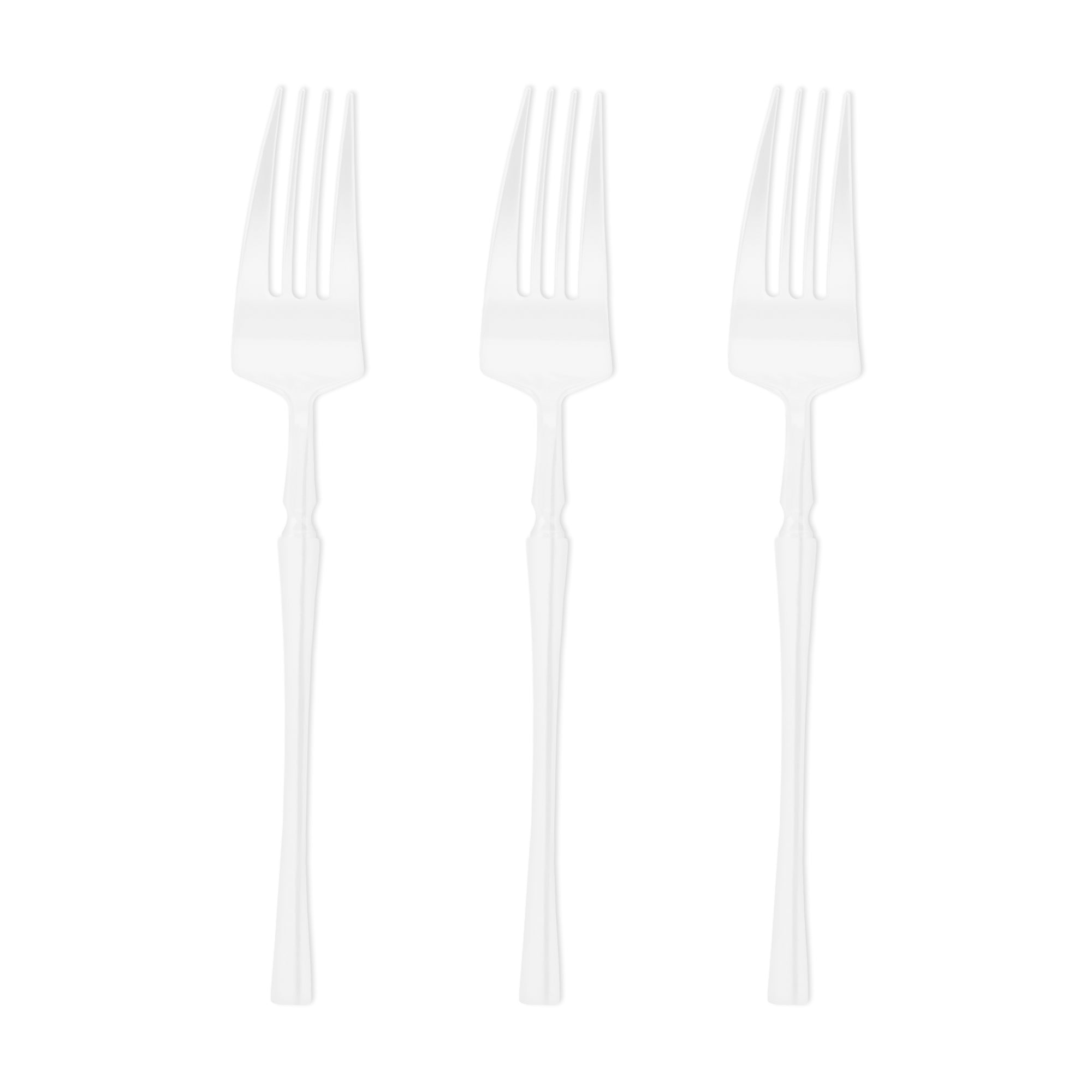 Plastic Forks - White Moderno Dinner Forks | Kaya Collection – The Kaya ...